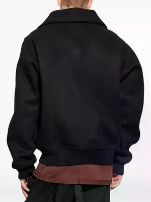 Rick Owens High-neck Wool Jacket