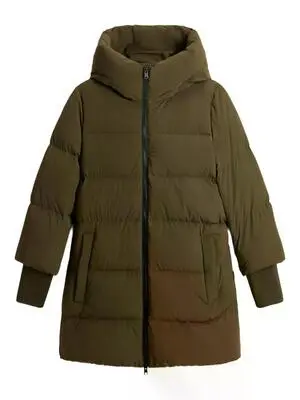 Woolrich Hooded Quilted Coat
