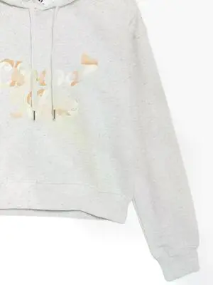 CHOCOOLATE Logo-embroidered Hoodie - Grey