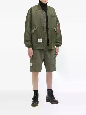 Alpha Industries Logo-patch Cargo Shorts