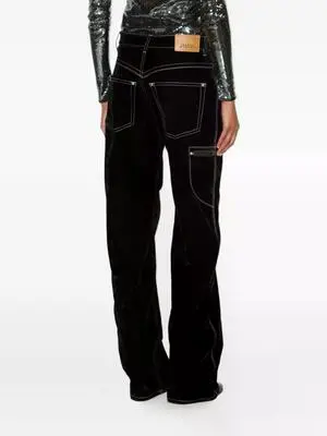 Isabel Marant Stelyna Contrast-stitch Trousers