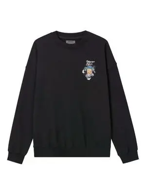 MUSIUM DIV. Van Gogh Embroidered Relaxed Sweatshirt