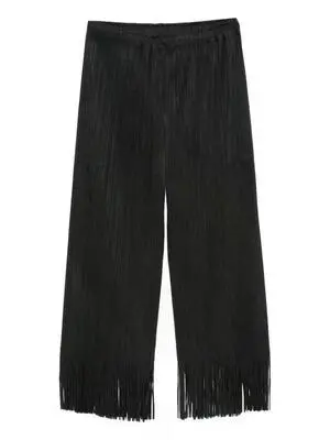 Issey Miyake Pleated Fringe Trousers