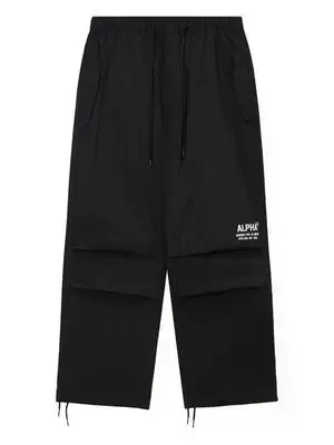 Alpha Industries Layered Drawstring Trousers - Black