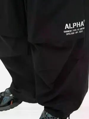 Alpha Industries Layered Drawstring Trousers - Black