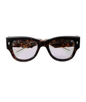 JACQUES MARIE MAGE Chelsea Square-frame Sunglasses - Tortoiseshell