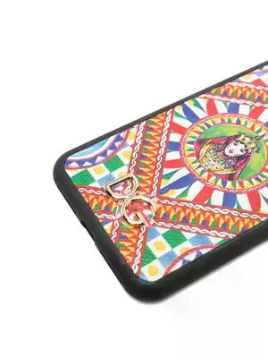 Dolce & Gabbana Dg-logo Patterned Phone Case