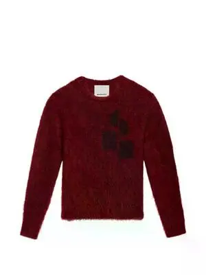 MARANT Mirello Embroidered Jumper - Red