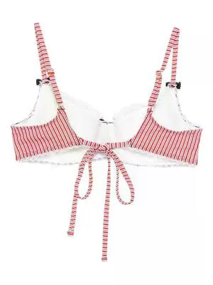 Agent Provocateur Milli Striped Bikini Top