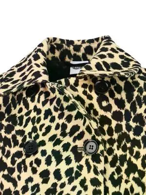 Aspesi Leopard Print Double-breasted Coat