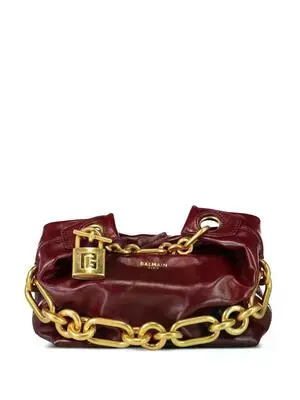 Balmain Mini Sync Padlock Chain Tote