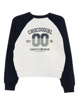 CHOCOOLATE Logo-embroidered Sweatshirt - Grey