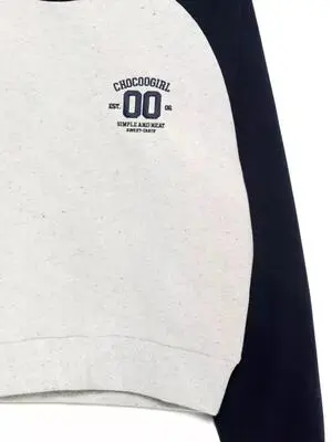 CHOCOOLATE Logo-embroidered Sweatshirt - Grey