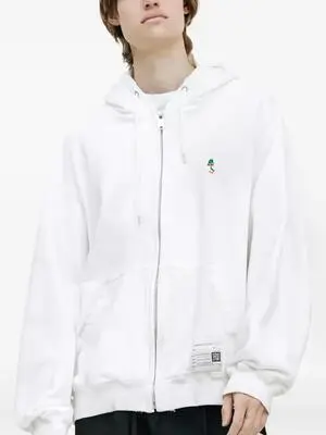 Mihara Yasuhiro Embroidered Zip-up Hoodie
