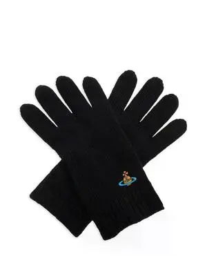 VIVIENNE WESTWOOD Cashmere Gloves - Black