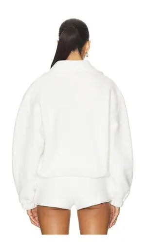 Amanda Uprichard Como Bomber Jacket - Ivory