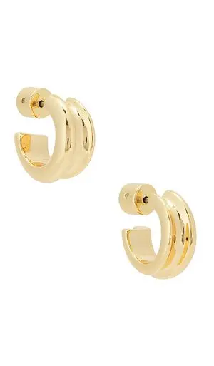 Jenny Bird Mini Lennon Huggie Hoop Earrings - Gold