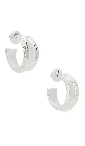 Jenny Bird Lennon Hoops - Silver