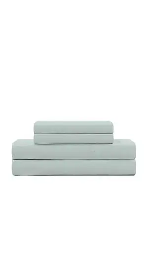 Barefoot Dreams King Washed Bamboo Sheet Set In Mint - Succulent
