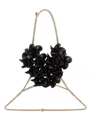 Noir Kei Ninomiya Petal-embellished Harness - Black