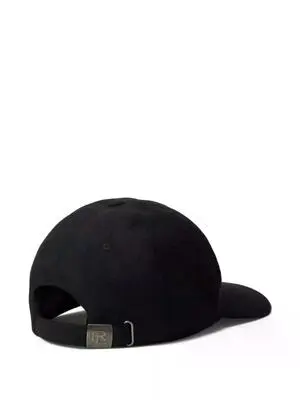 Ralph Lauren Purple Label Logo-embroidered Cap - Black