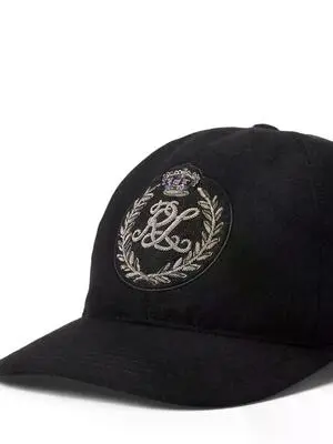 Ralph Lauren Purple Label Logo-embroidered Cap - Black