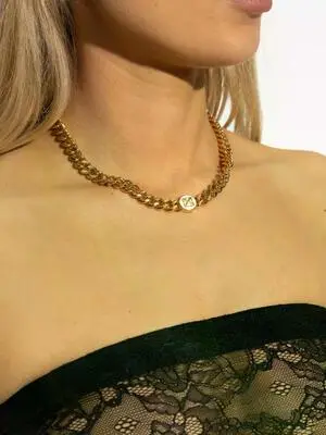 Off-White Curb-chain Logo Necklace