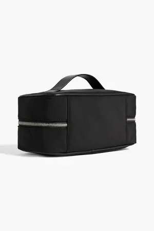 Sandro Leather-Trimmed Shell Wash Bag