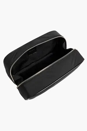 Sandro Leather-Trimmed Shell Wash Bag