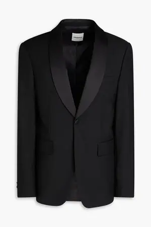 Sandro Wool And Mohairblend Tuxedo Jacket