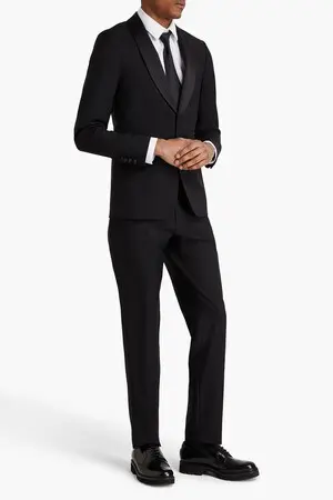 Sandro Wool And Mohairblend Tuxedo Jacket