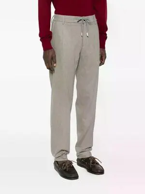 Eleventy Pleated Drawstring Trousers