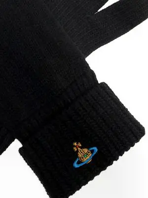 VIVIENNE WESTWOOD Orb-embroidered Gloves