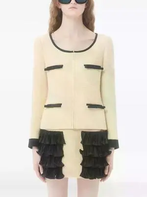 Valentino Garavani Bow-detail Tweed Jacket