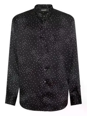 Dsquared2 Polka Dot-print Satin Shirt