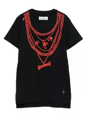VIVIENNE WESTWOOD Chain-print T-shirt