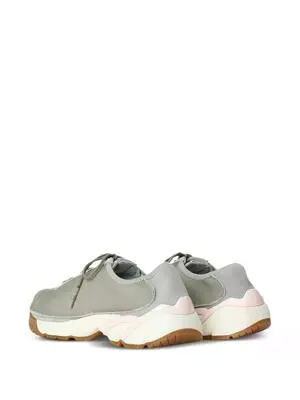 Our Legacy Klove Suede-panel Lace-up Sneakers - Grey