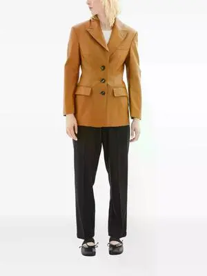 Marni Button-fastening Leather Jacket