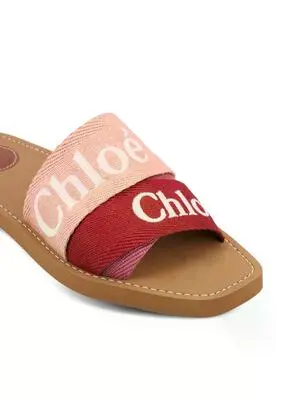 Chloé Logo-embellished Flat Sandals