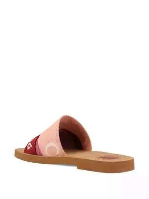 Chloé Logo-embellished Flat Sandals