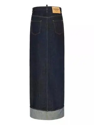 Dsquared2 Denim Maxi Skirt