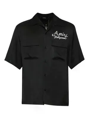 Amiri Logo-print Shirt - Black