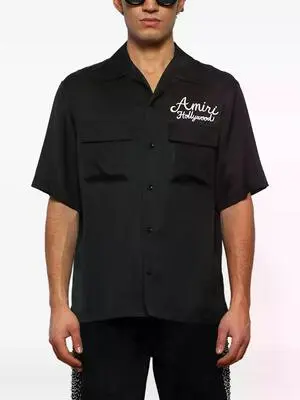 Amiri Logo-print Shirt - Black