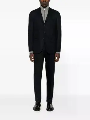 Eleventy Pinstripe Wool Suit