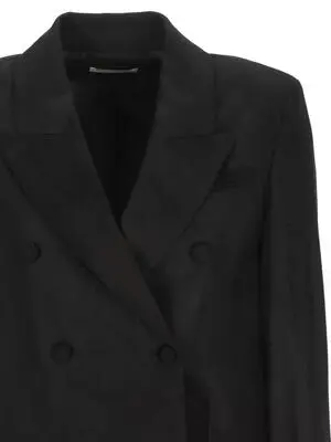 MAISON HOTEL Cropped Double-breasted Blazer
