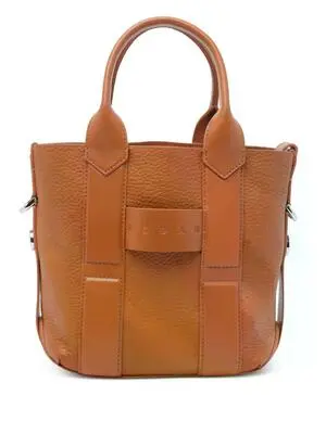 Hogan Script Leather Tote