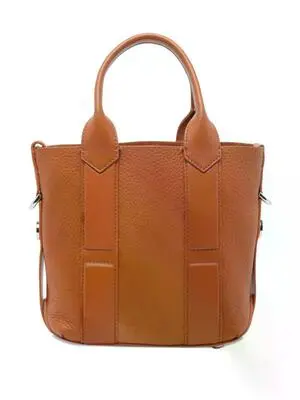 Hogan Script Leather Tote