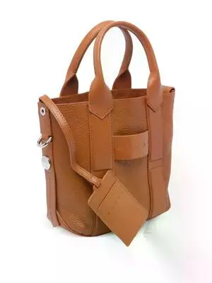 Hogan Script Leather Tote