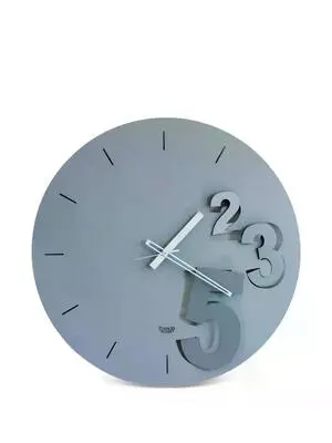 ARTI & MESTIERI Number-detail Wall Clock - Grey