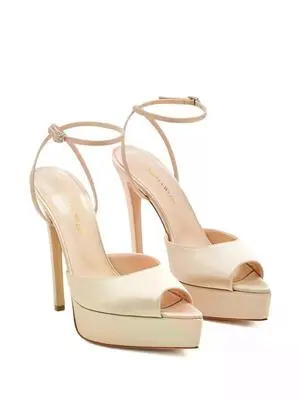 ANDREA WAZEN 140mm Loulou Platform Peep-toe Sandals